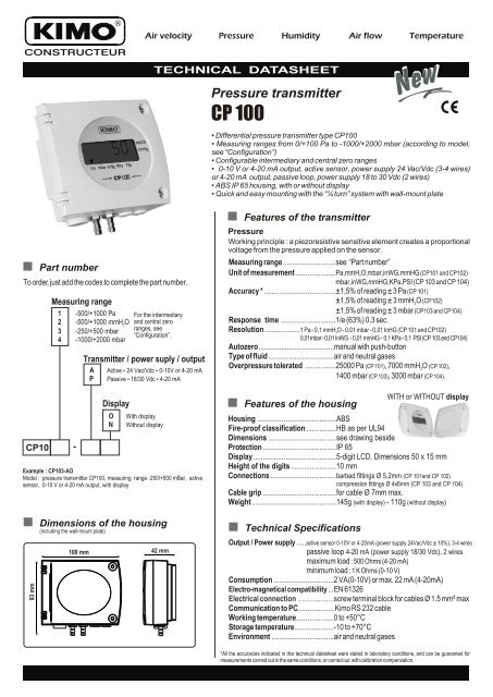 CP 100 - Kimo Canada
