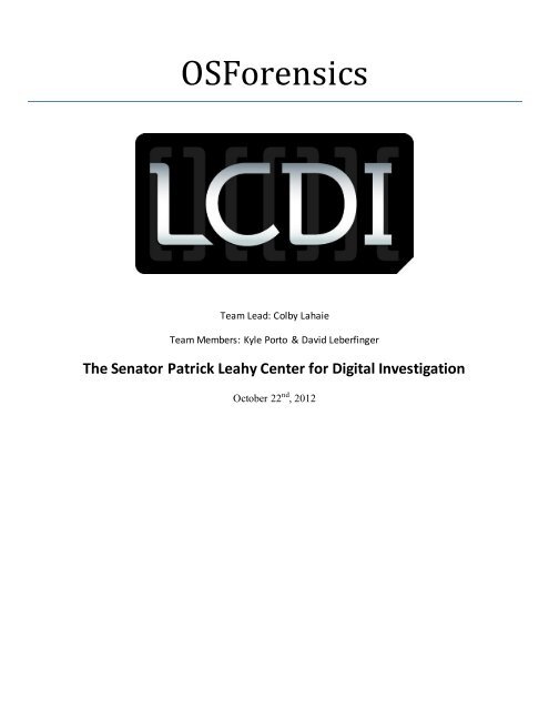 OSForensics - Computer and Digital Forensics