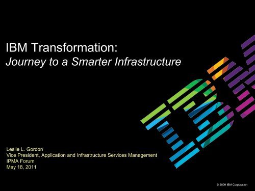 IBM Transformation: - IPMA