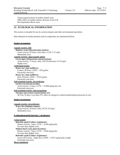 Roundup WeatherMAX with Transorb 2 Technology Liquid Herbicide