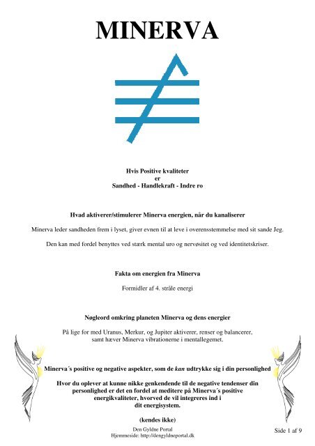 MINERVA - Den Gyldne Portal