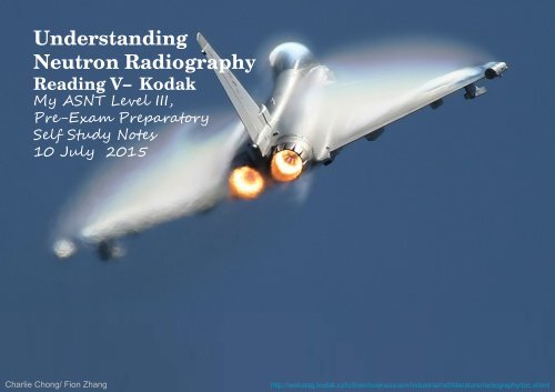 Understanding Neutron Radiography Reading V-Kodak Part 1 of 3