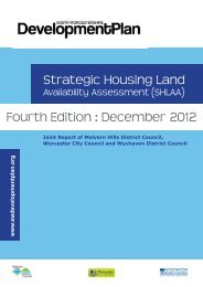 Highways Specification - South Worcestershire Development Plan