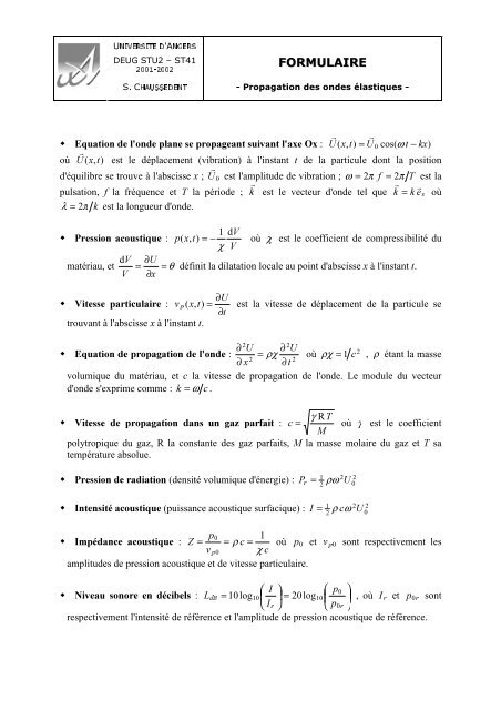 FoRMULAIRE
