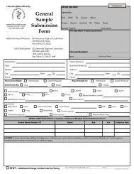 SAMPLE SUBMISSION FORM - GENERAL - AsureQuality