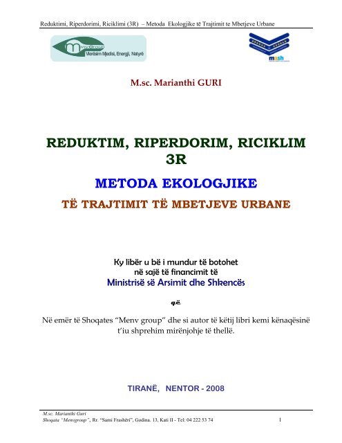 Reduktim, Riperdorim, Riciklim - Perreth programit PKKZH