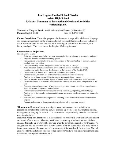 English Language Arts Syllabus english-language-arts-syllabus