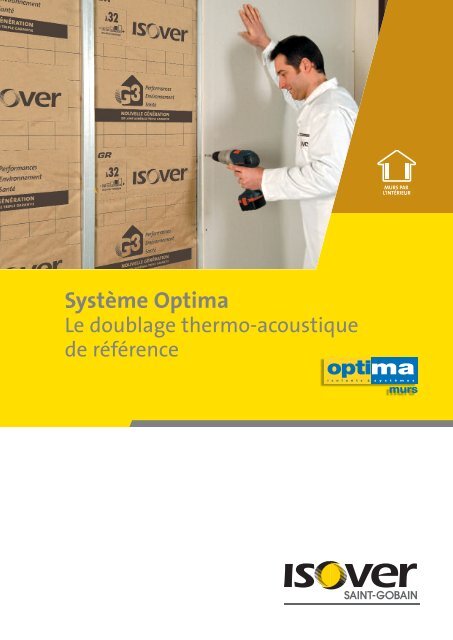 Système Optima murs - Isover
