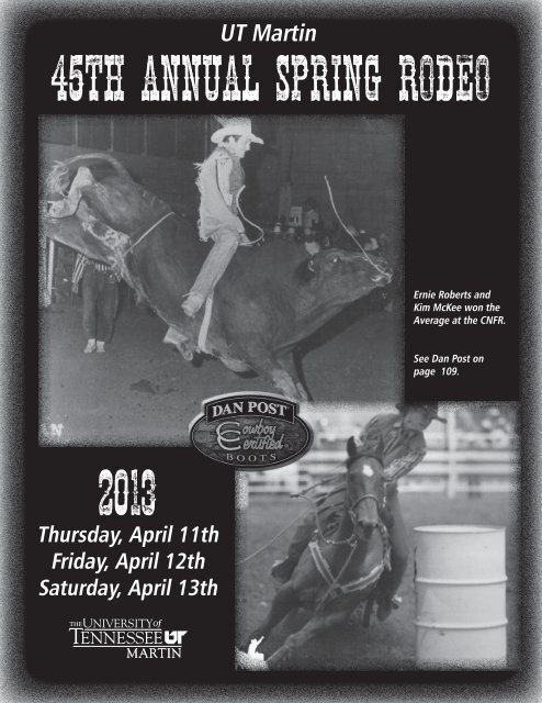 UT Martin Rodeo Team! - UTM Sports