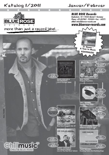 special offer - Blue Rose Records