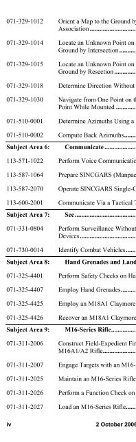 071-705-0001 Maintain an