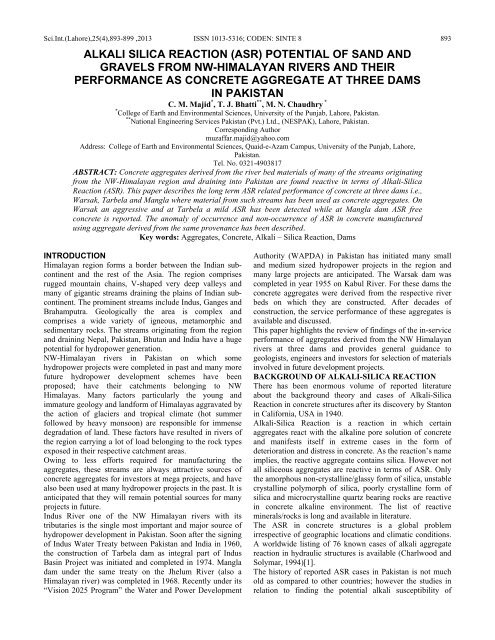 alkali silica reaction (asr) potential of sand and gravels ... - Sci ...