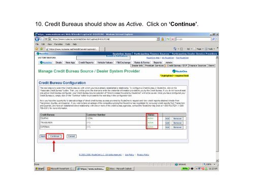 9. Change the Status to
