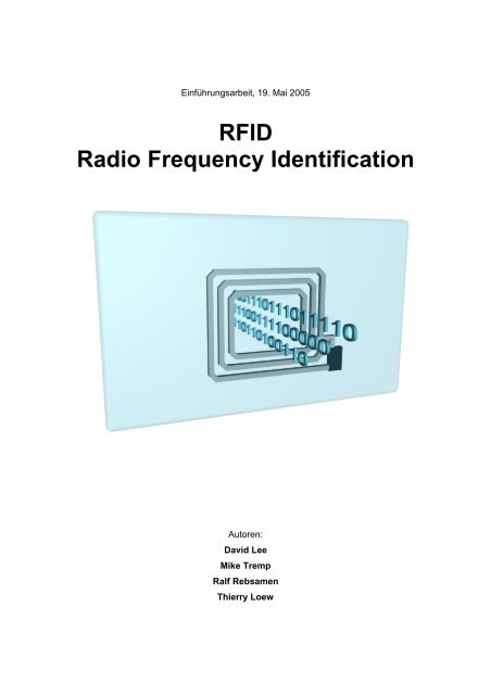 RFID - Radio Frequency Identification - Leed.ch