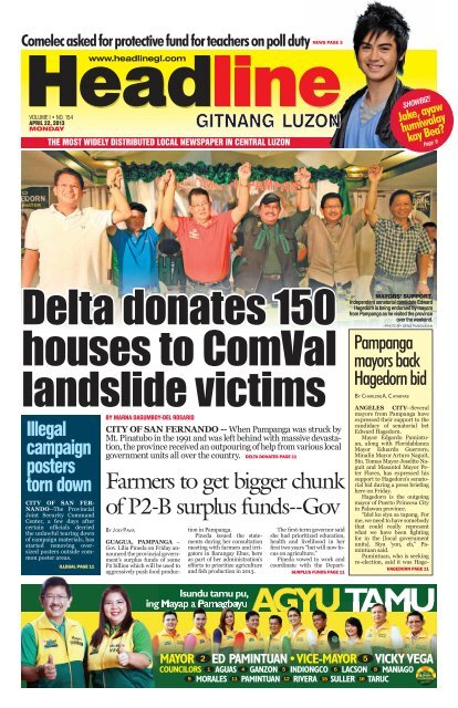 AGYU TAMU - Headline Gitnang Luzon