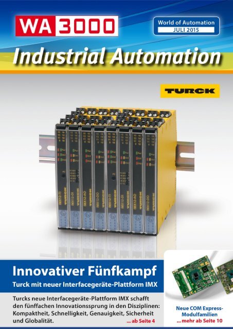 WA3000 Industrial Automation Juli 2015