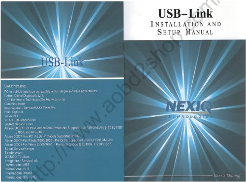 nexiq-125032-usb-link-installation-and-setup-manual