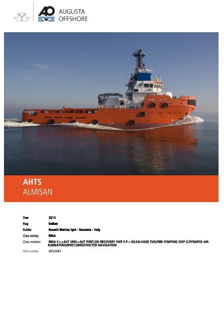 AHTS - Augusta Offshore