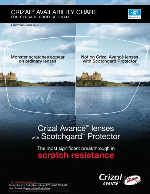 cRiZAL - Luzerne Optical Laboratories