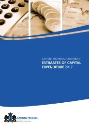 PROVINCIAL SCM MODEL POLICY - Gauteng Provincial Treasury