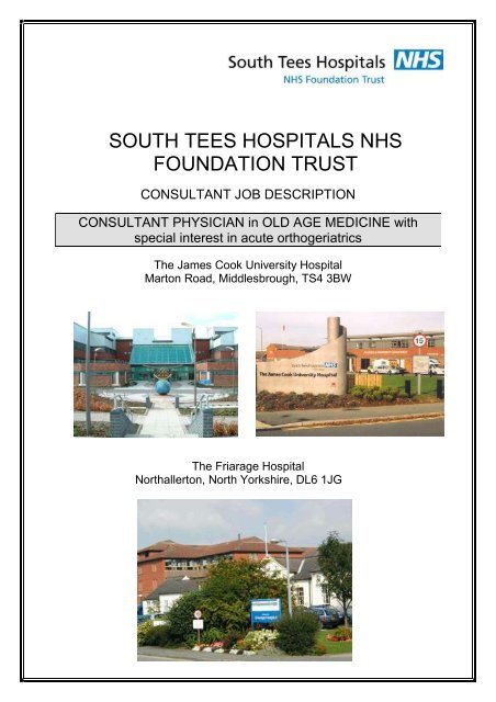 SOUTH TEES HOSPITALS NHS FOUNDATION TRUST - Hays