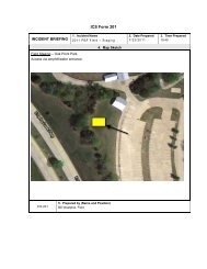 INCIDENT BRIEFING (ICS FORM 201)