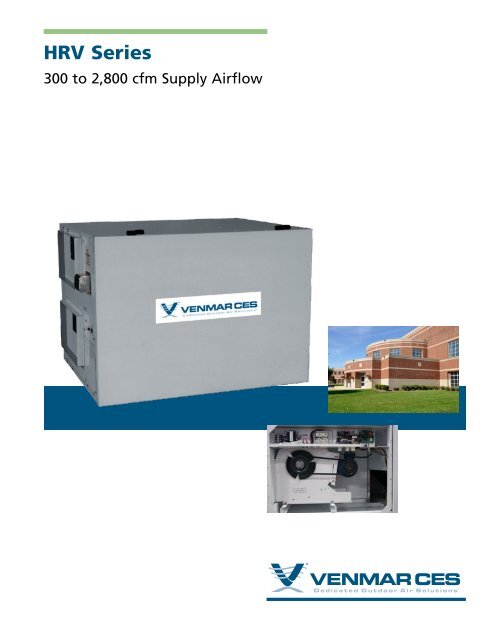 HRV (up to 2800 cfm) - Venmar CES Inc.