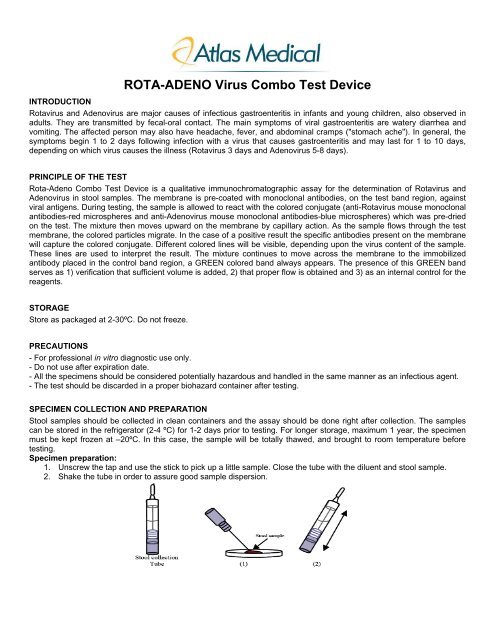 ROTA-ADENO Virus Combo Test Device - Atlas-site.co.uk