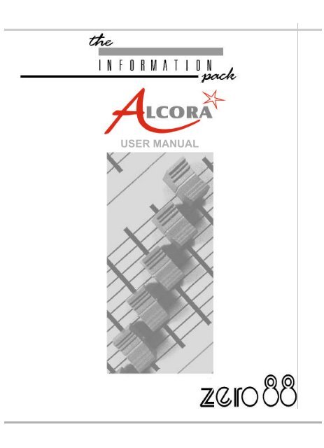 Zero 88 Alcora MK1 - Point Source Productions Ltd