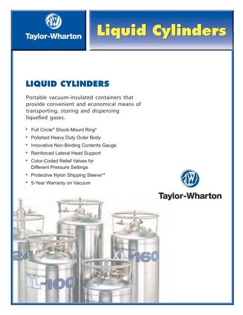 XL-50 VHP - Taylor-Wharton