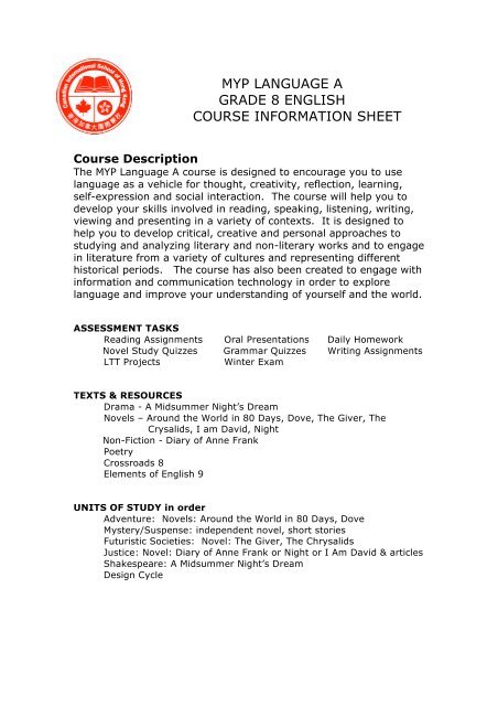 World Of Language Grade 8