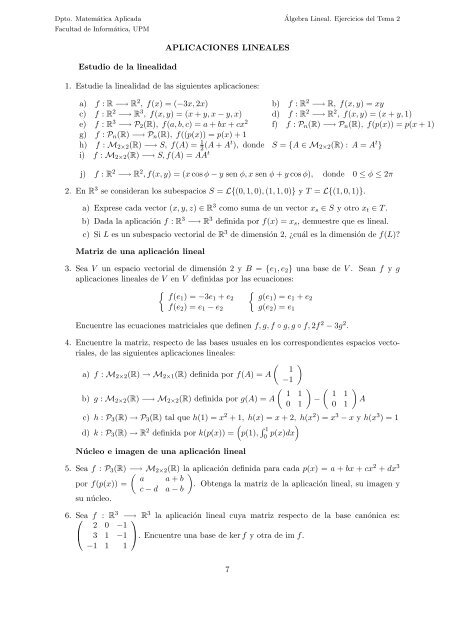 a) f - Departamento de MatemÃ¡tica Aplicada