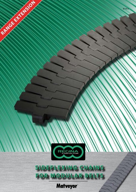 SIDEFLEXING CHAINS FOR MODULAR BELTS ... - Regina