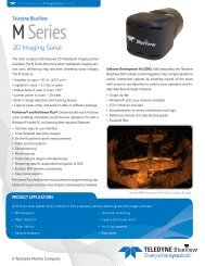 User's Manual M-Series Sonar - BlueView Technologies, Inc.