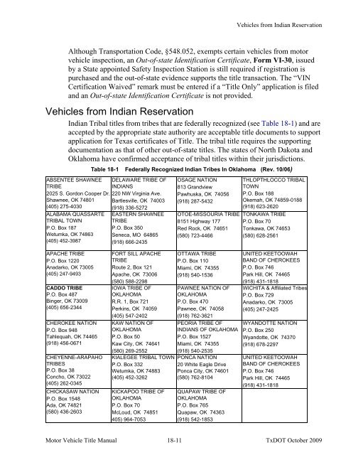 Texas Motor Vehicle Registration Manual | Webmotor.org Texas Motor Vehicle Registration Manual | Webmotor.org