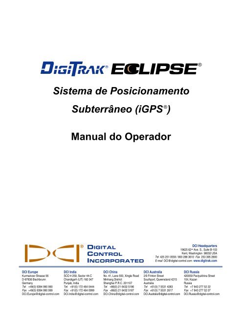 O Receptor - Digital Control Inc.