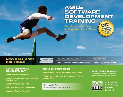 AGILE SOFTWARE DEVELOPMENT TRAINING - SQE.com