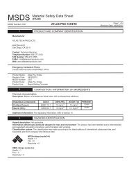 material safety data sheet msds for hot mix asphalt - Pike Industries