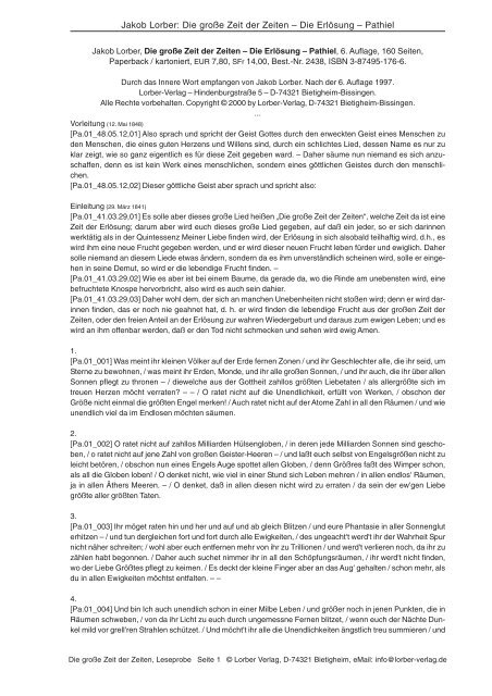 Pathiel - Jakob-Lorber-Verlag