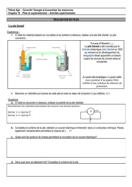 TP pile - S. Tatulli