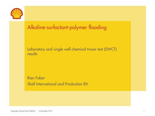 Alkaline-surfactant-polymer flooding