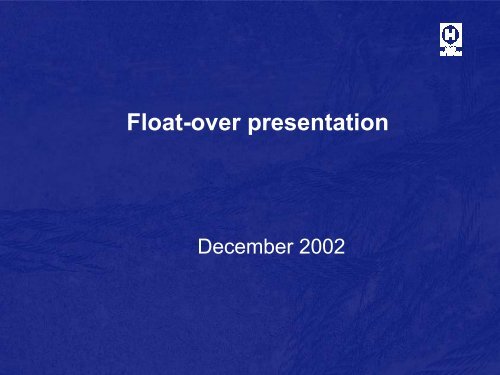 Float-over presentation
