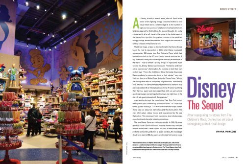 disney stores - Global Lighting Design Inc.