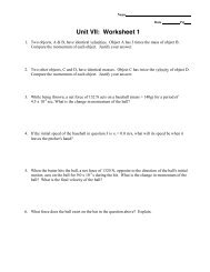 Wave Interference Worksheet