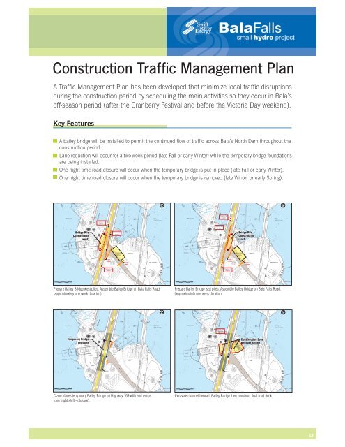 Construction Traffic Management Plan - Bala Falls Small Hydro Project