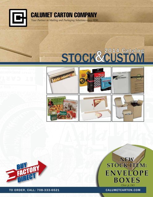 Calumet Carton Company Catalog