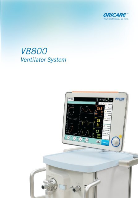 V8800 Ventilator System - Oricare