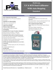 Isotech Jupiter 650 Dry Block Calibrator Data Sheet PDF - Instrumart