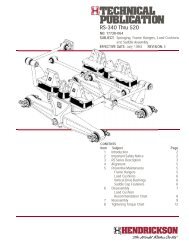 Hendrickson Primaax Suspension Parts Breakdown