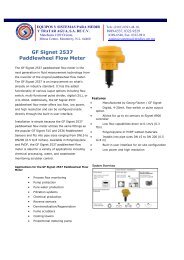 Model 282L Single Point Insertion Electromagnetic Flow ... - Equysis